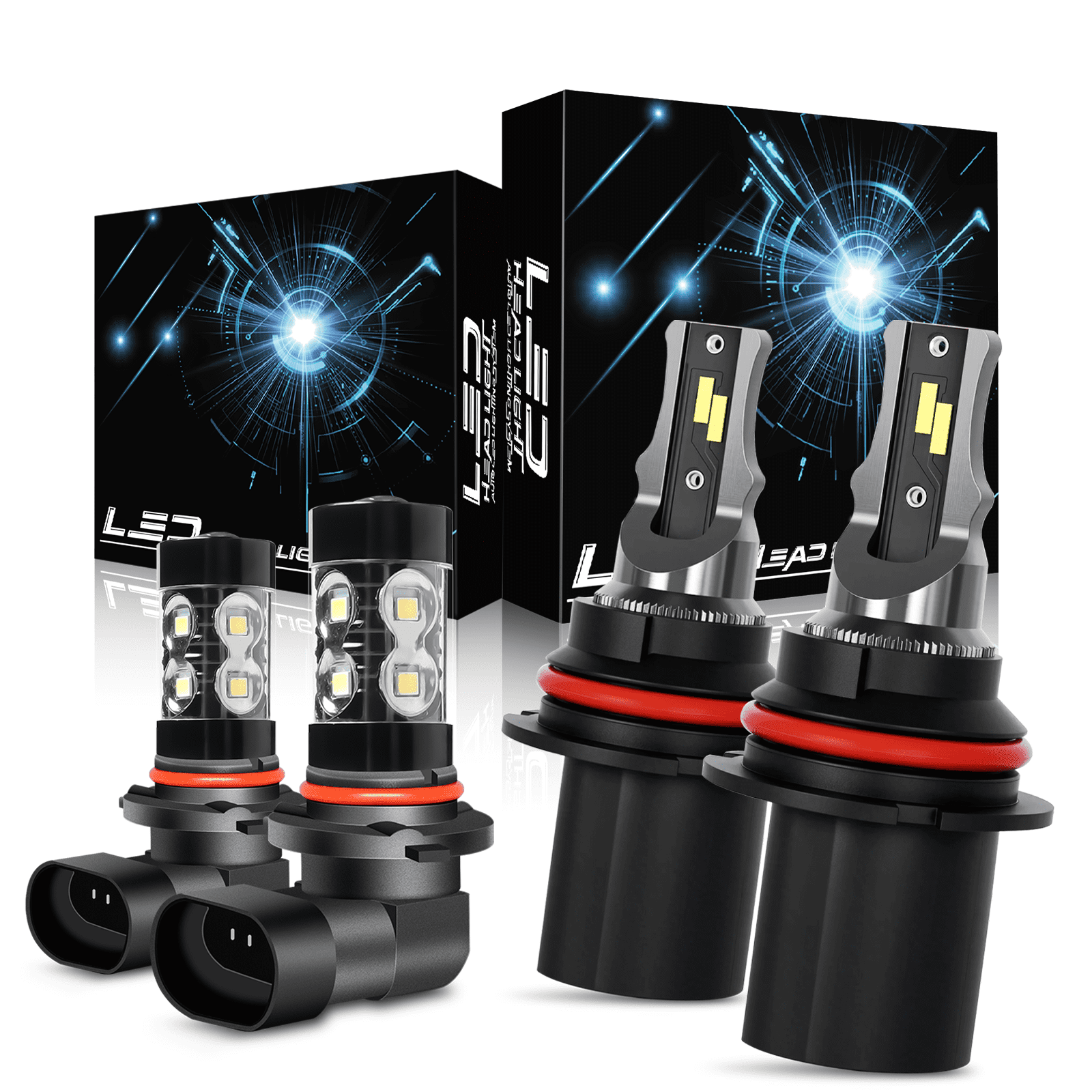 For Ford Explorer Sport Trac 2001 2002 2003 2004 2005 LED Headlight ...