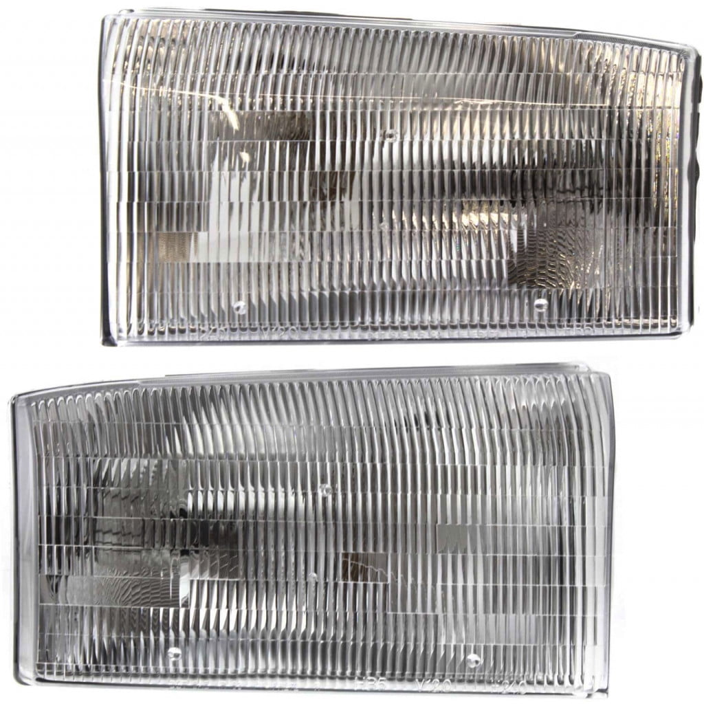 For Ford F-Pickup Super Duty /Excursion Headlight Assembly 1999 2000 ...