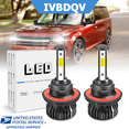 For Ford Flex 2009-2018 LED Headlight Bulbs H13/9008 High/Low Beam Kit ...