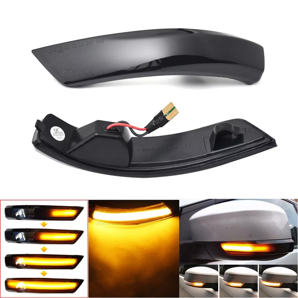 For Ford Focus 2008-2018 for Mondeo MK4 LED Side Mirror Turn Signal ...