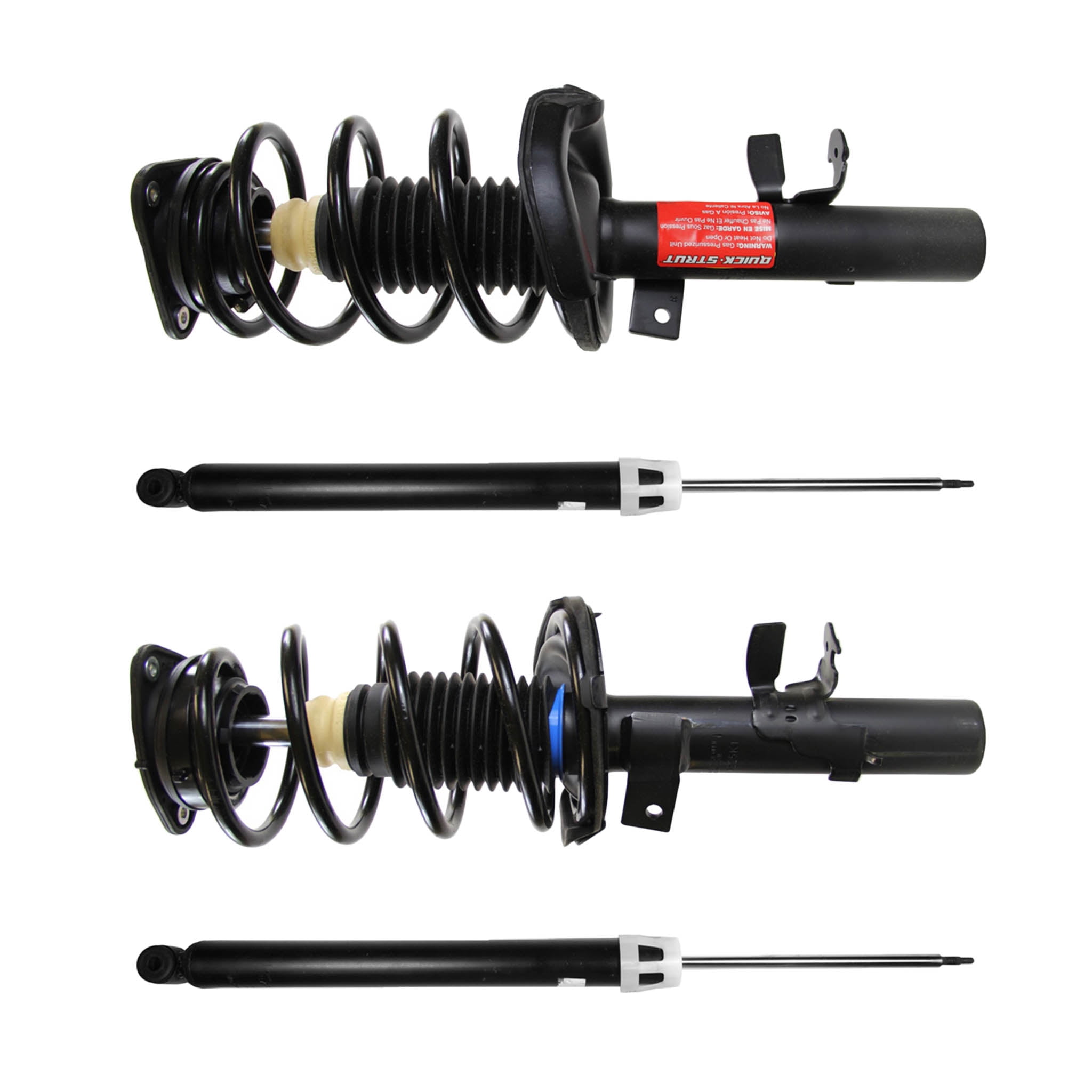 For Ford Focus 2012 2013 Monroe Front Rear Shocks Struts - BuyAutoParts ...