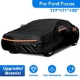 FANOTEK Sedan Car Cover, Waterproof Outdoor Protection, For Ford Focus ...