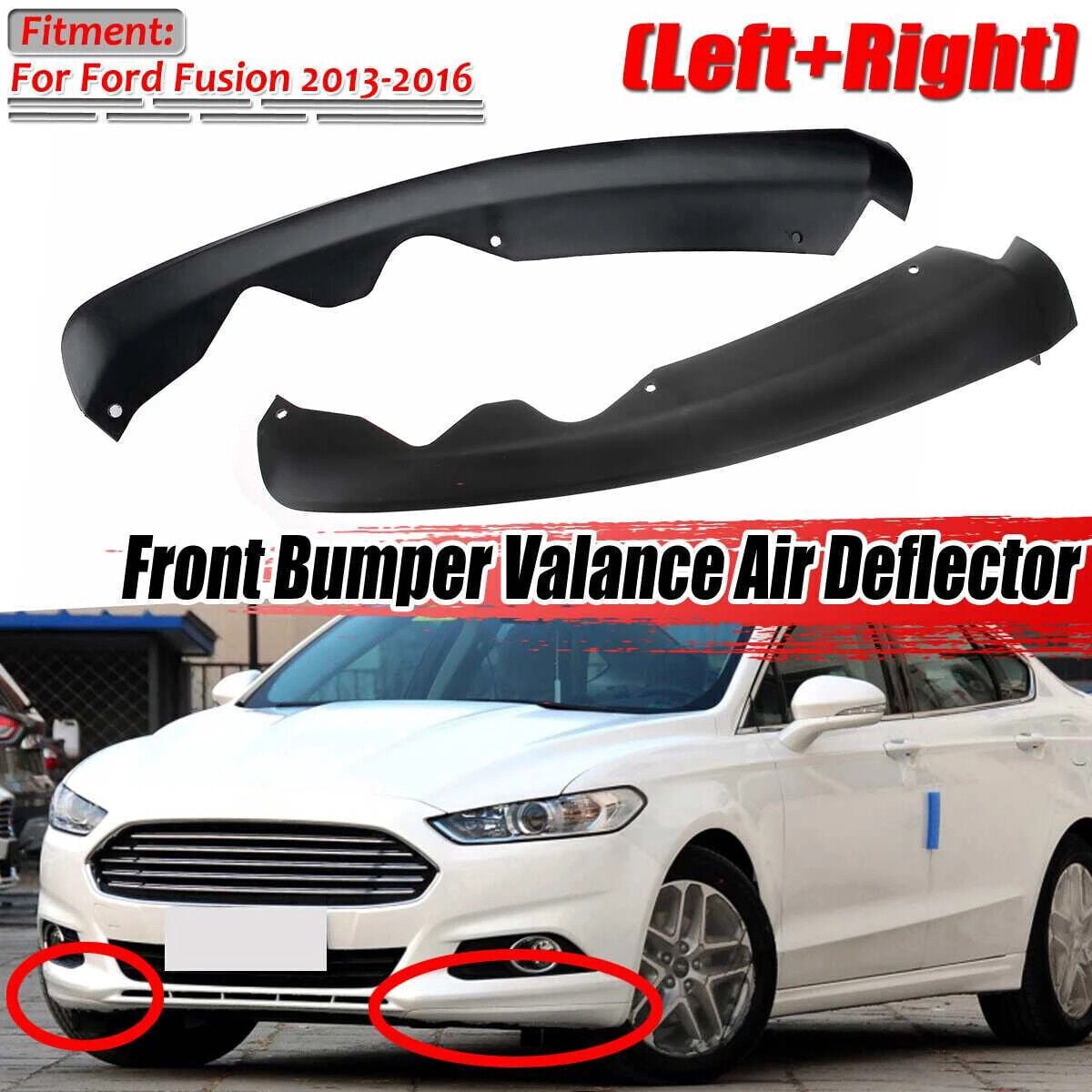 For Ford Fusion 2013-2016 Front Lower Bumper Grill Valance Air Dam ...