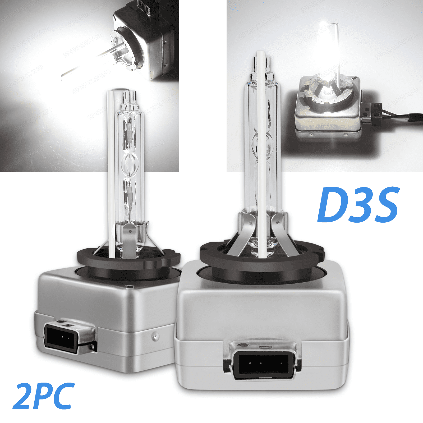For Ford Mustang 2010-2017 D3S HID/Xenon Headlight High/Low Beam Bulb ...