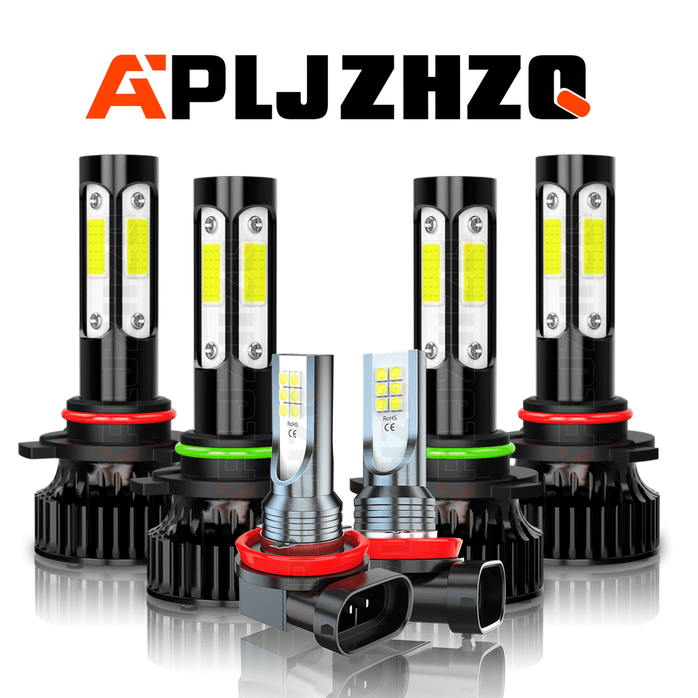 For Ford Ranger 2019-2020 LED Headlight +Fog Lights Kit Hi Lo Beam ...