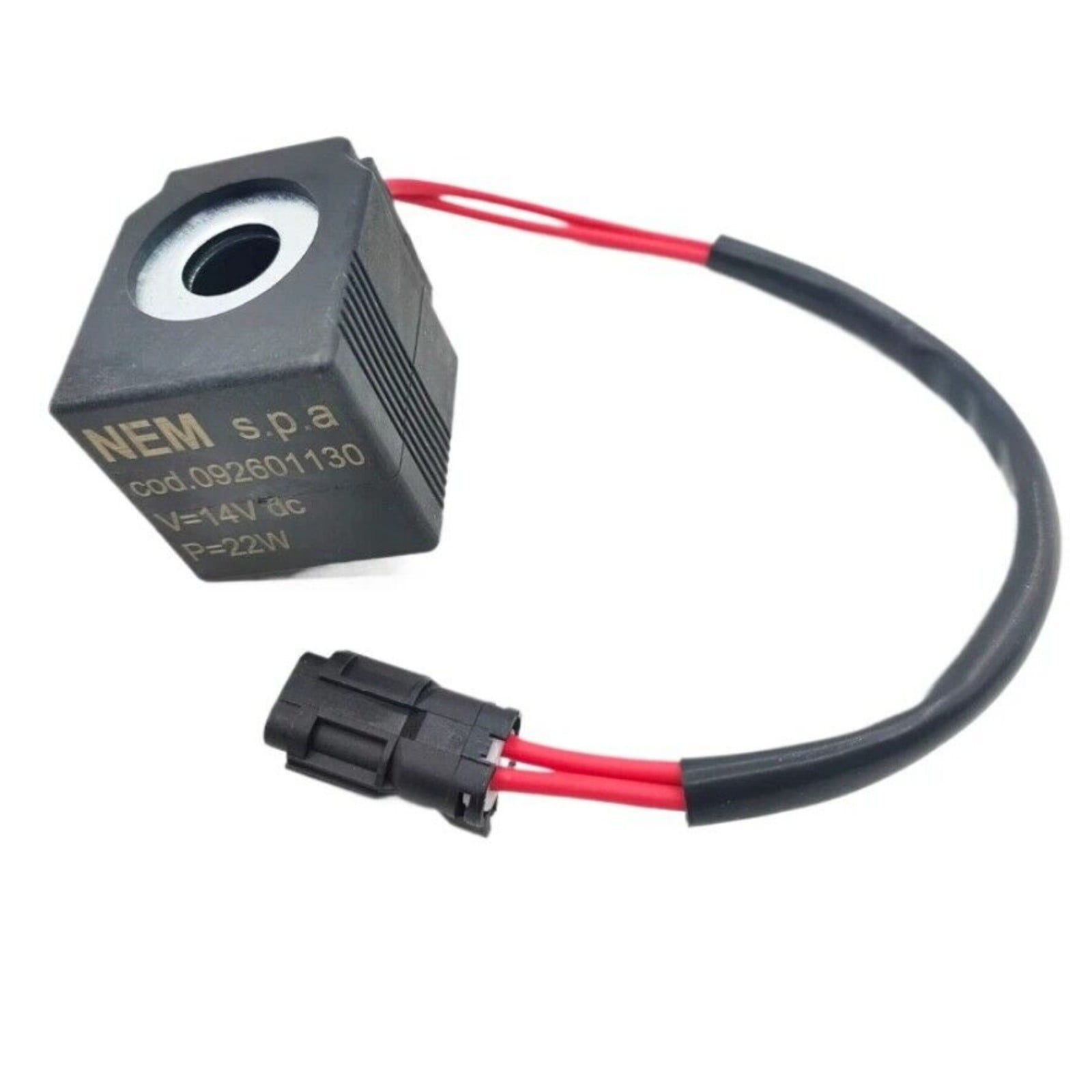 For Foton Lovol FR60/65/150/170 Pilot rotary solenoid valve coil 12V24V ...