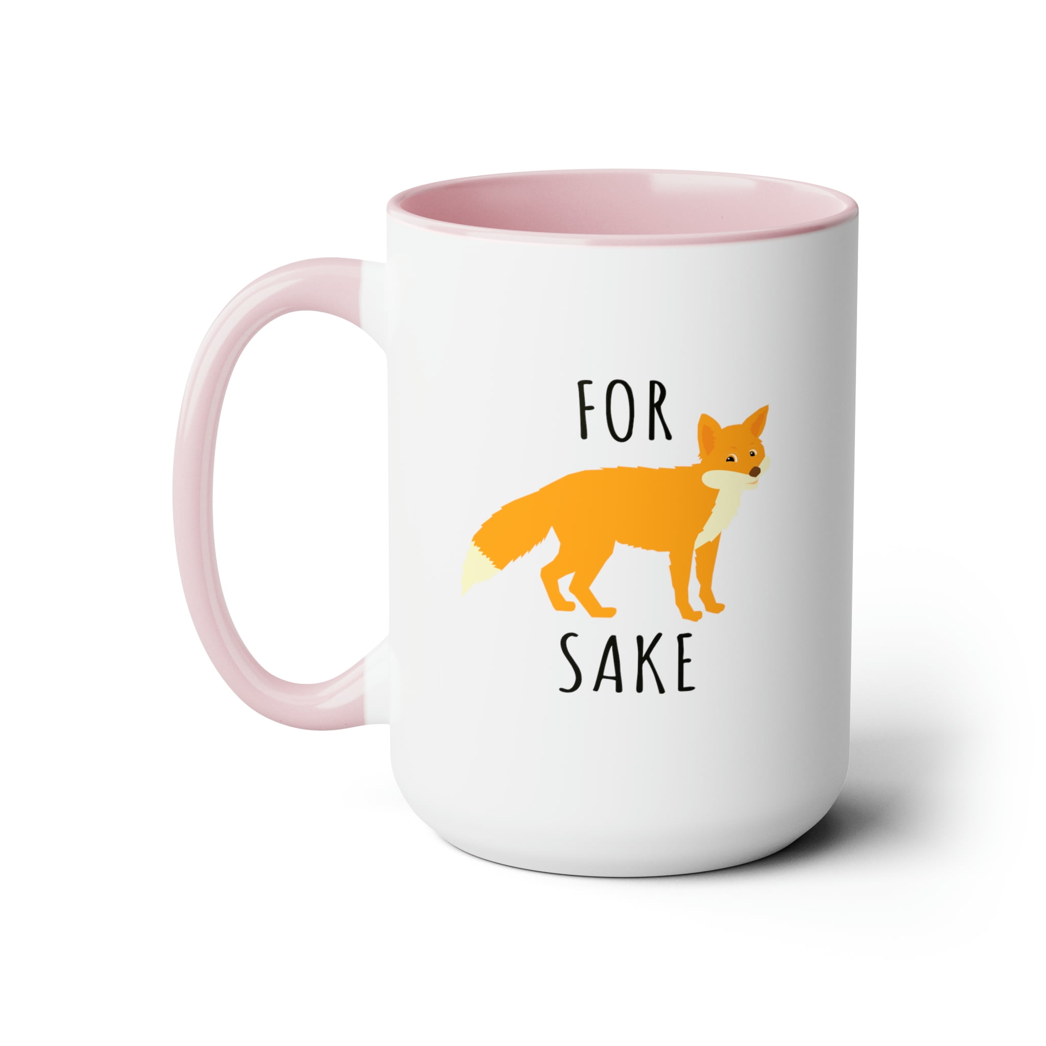 For Fox Sake Two-Tone Coffee Mugs, 15oz - Walmart.com