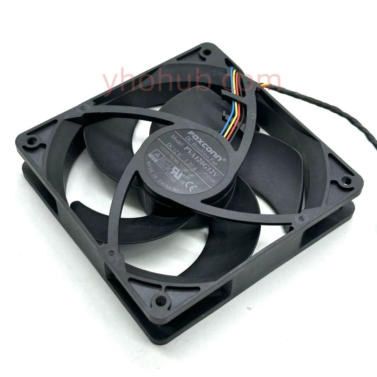 For Foxconn PVA120G12V Server Cooling Fan DC 12V 1.20A 120x120x25mm 4 ...