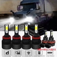 For Freightliner Cascadia 2008-2016 Headlights H9 H11 LED High and Low ...