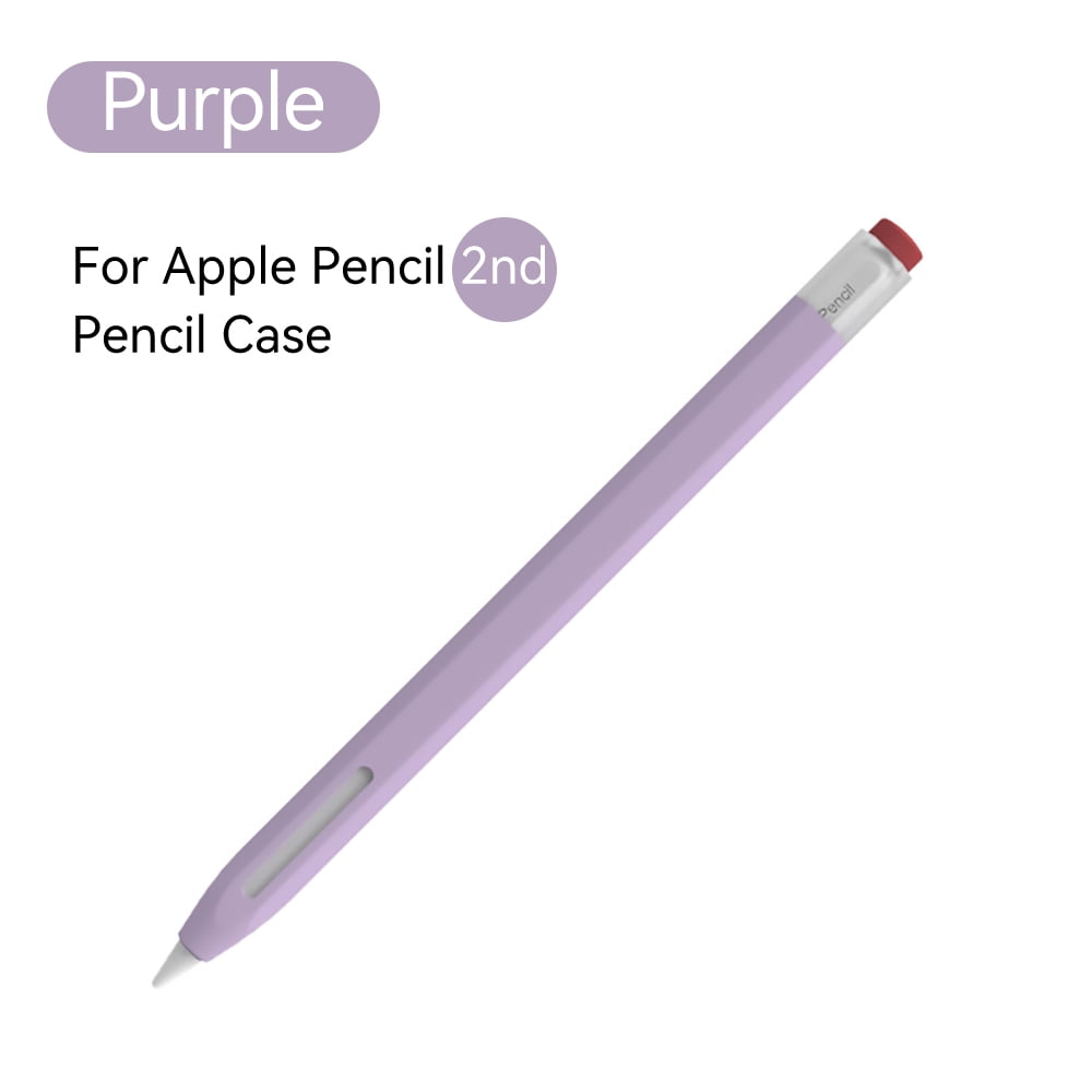 For Funda Apple Pencil 1 2 Case Duotone Soft Silicone Protective Cover ...
