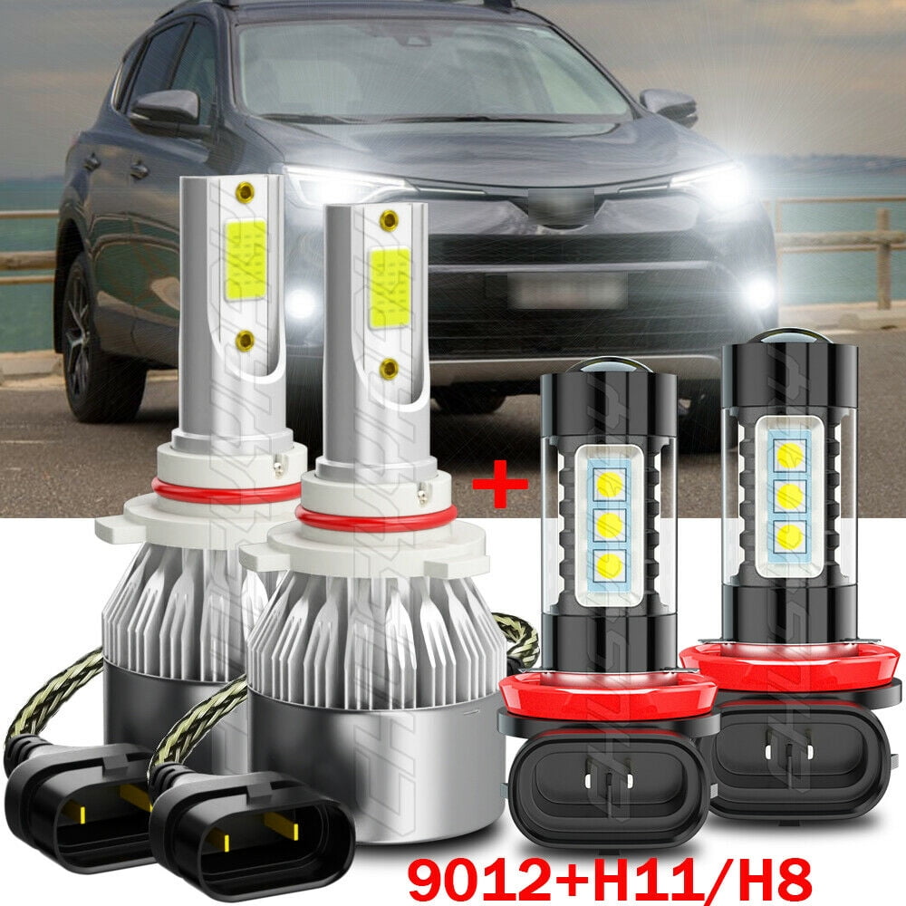 For GMC Acadia 2013-2018 - 9012 H11 LED Headlight + Fog Light 6000K ...