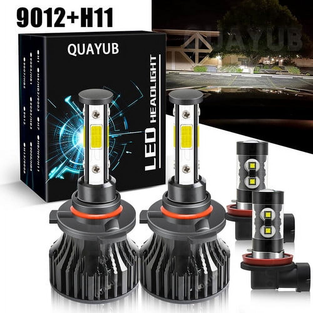 For GMC Acadia 2013-2019 Combo 4X LED Headlight + Fog Light Lamp Bulbs ...