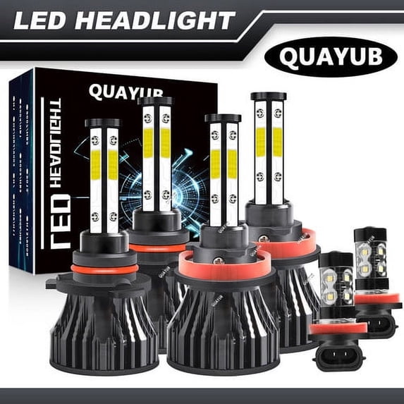 For GMC Terrain 2010 2011 2012 2013 2014 2015 LED Headlight Hi/Lo Beam ...