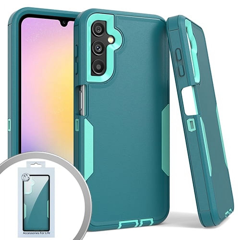 For Gabb Phone 4 Pro Slim Tough Hybrid Cell Phone Cover Case + Tempered ...