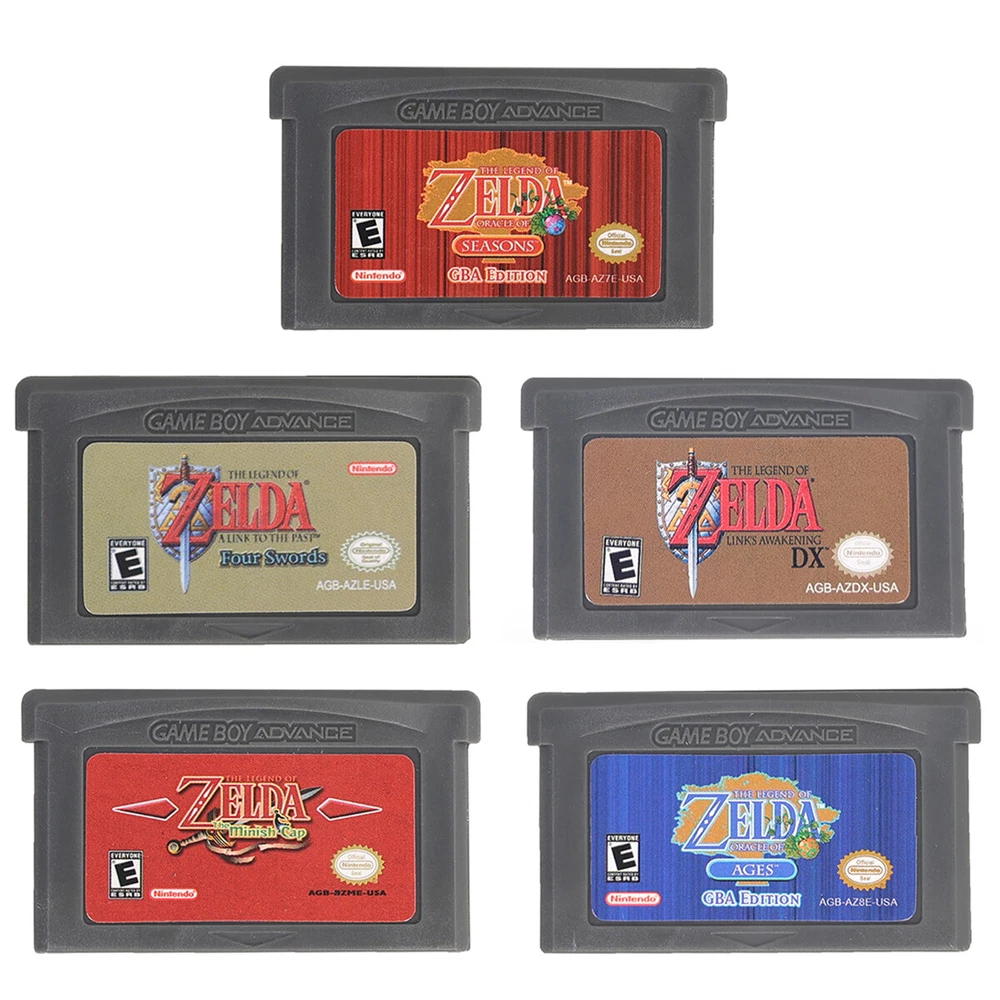For Gameboy Advance GB/GBA/NDS The Legend of Zelda Series Video Games ...