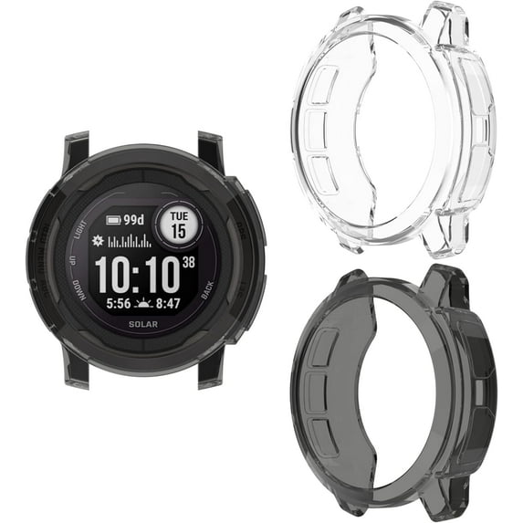 For Garmin Instinct 2 /2s Protective Case, Soft TPU Bumper Anti-Scratch ...