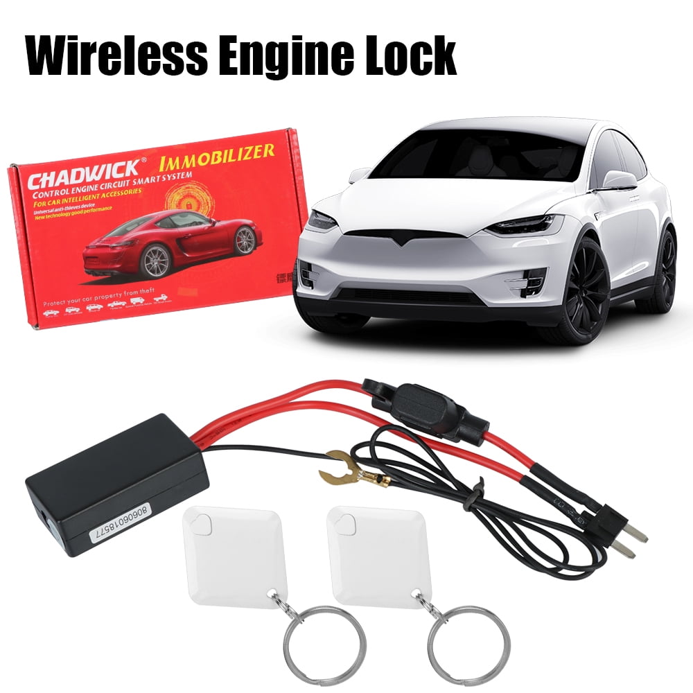 For Gasline Car Motorcycle RFID Wireless Anti-theft Device Engine Lock ...