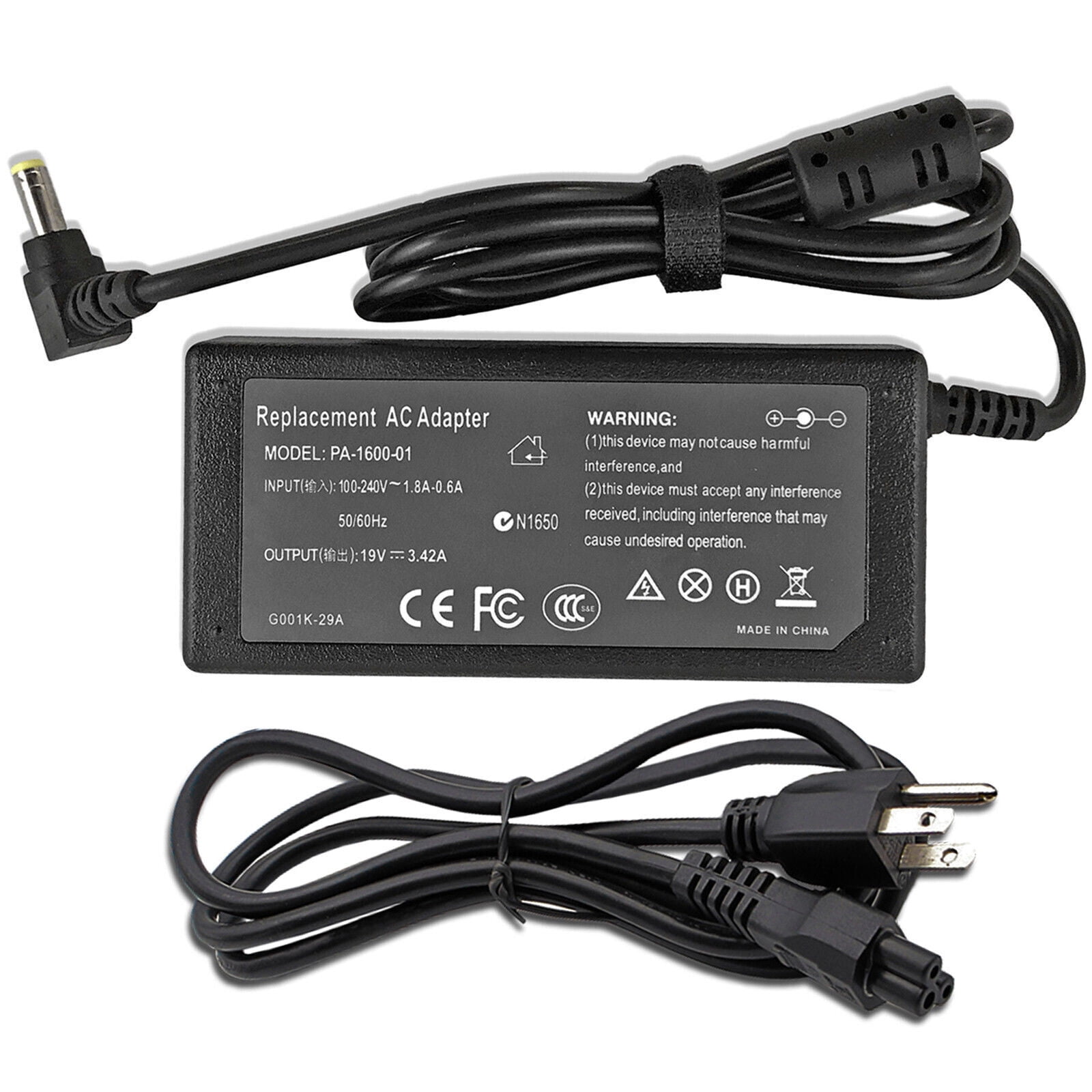 For Getac V110 F110 11.6" Rugged Tablet PC AC Adapter Charger Power ...