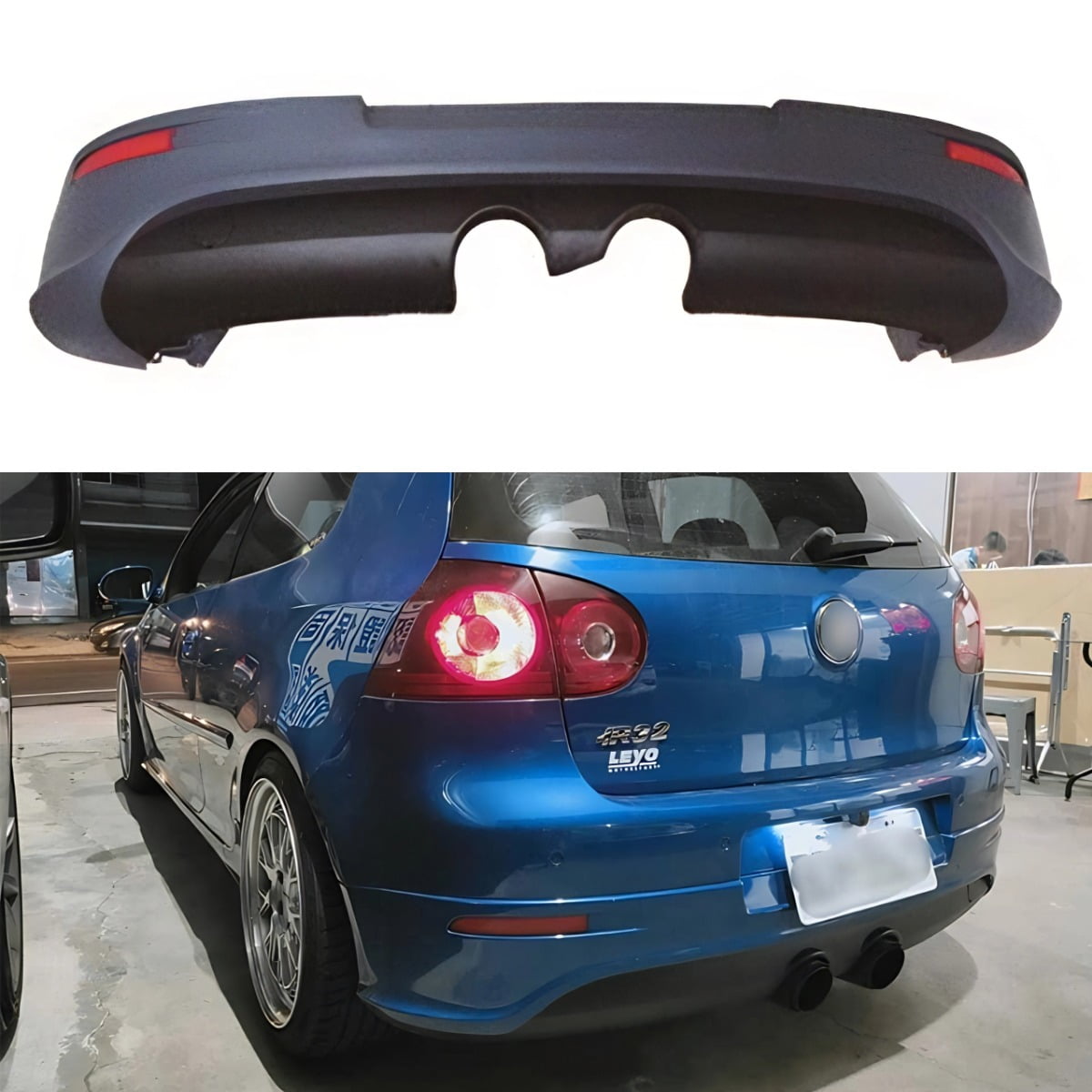 For Golf MK5 2003-2009 Body Kit Side Skirt Diffuser Rear Lip Front ...