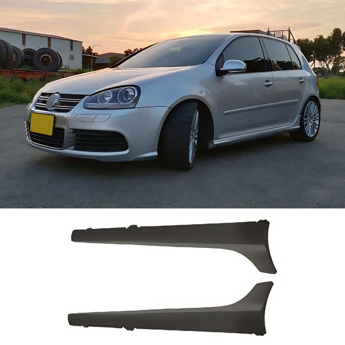 For Golf MK5 2003-2009 Body Kit Side Skirt Diffuser Rear Lip Front ...