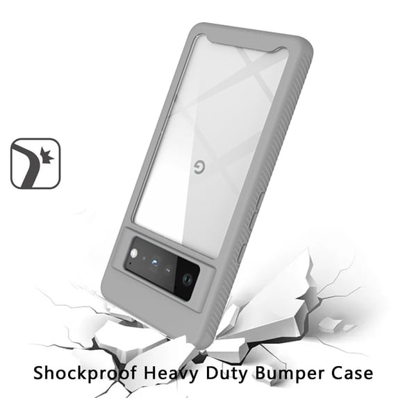 For Google Pixel 6 Pro Clear Dual Layer Tuff Rugged Bumper Frame Heavy ...