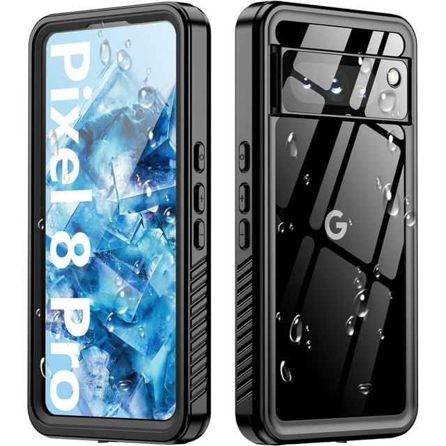 For Google Pixel 8 Pro Case Waterproof 10FT Military Shockproof Full ...