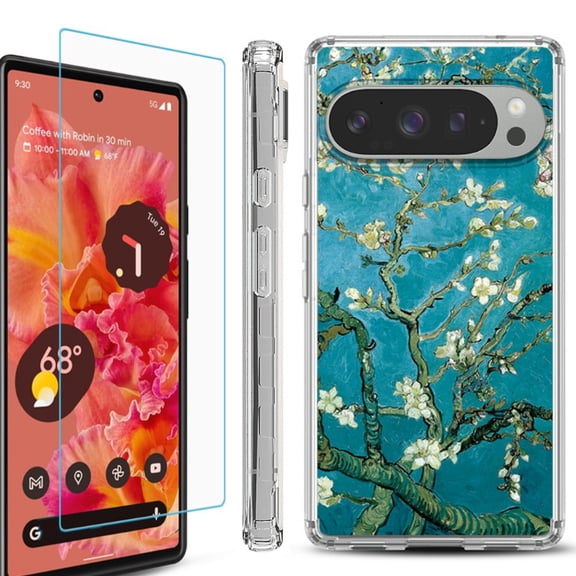 For Google Pixel 9 Pro XL Phone Case Cover, Shockproof Bumper Case with ...