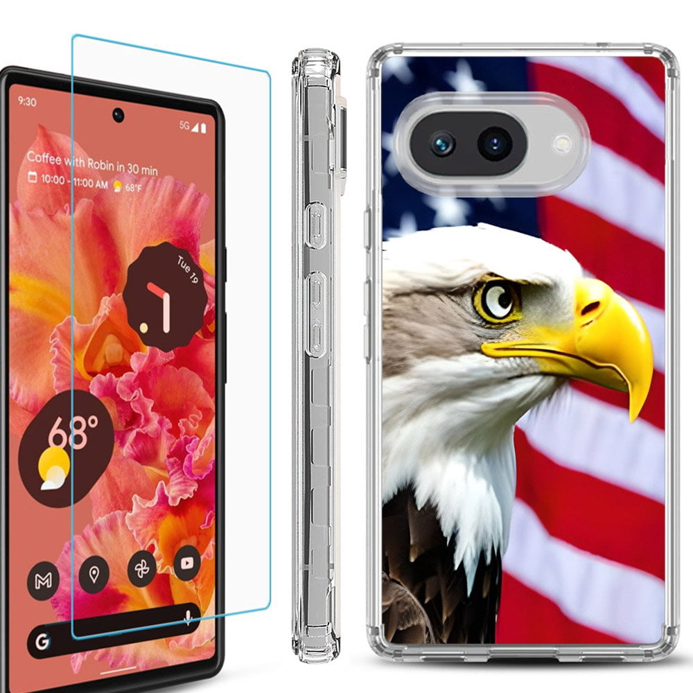For Google Pixel 9a Phone Case Cover, Shockproof Bumper Case with ...