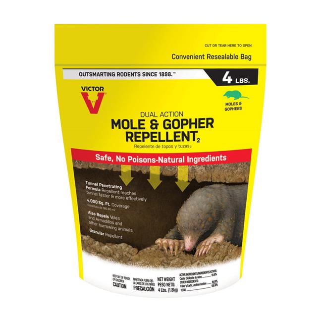 For Gophers & Moles Animal Repellent 4 lbs - Case of 6 - Walmart.com