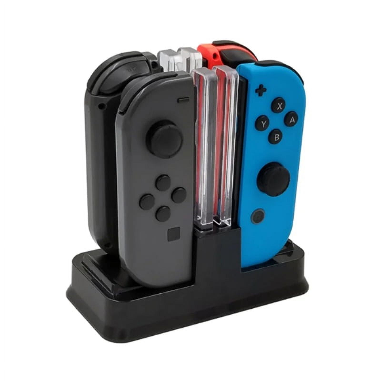 For HBS-115 Charging Stand Dock for 4 Switch Joy-con or 2 Switch Pro ...