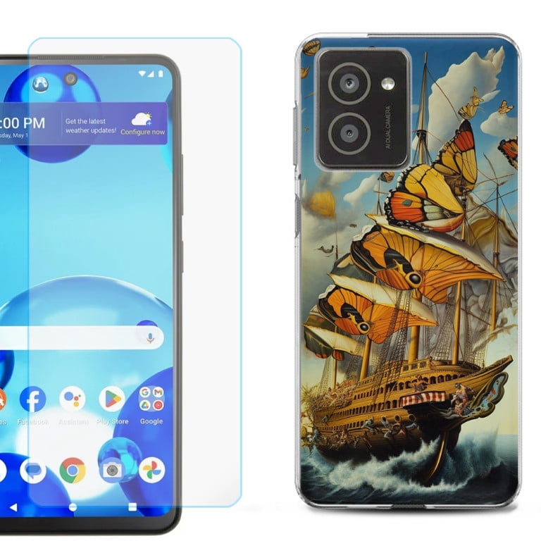 For HMD Vibe Shockproof Phone Case Cover with Tempered Glass Screen ...