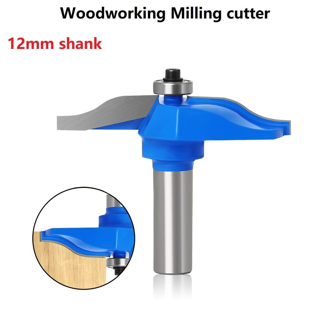 12mm Shank Round Over Rail&Stile with Cove Panel Raiser Router Bit ...