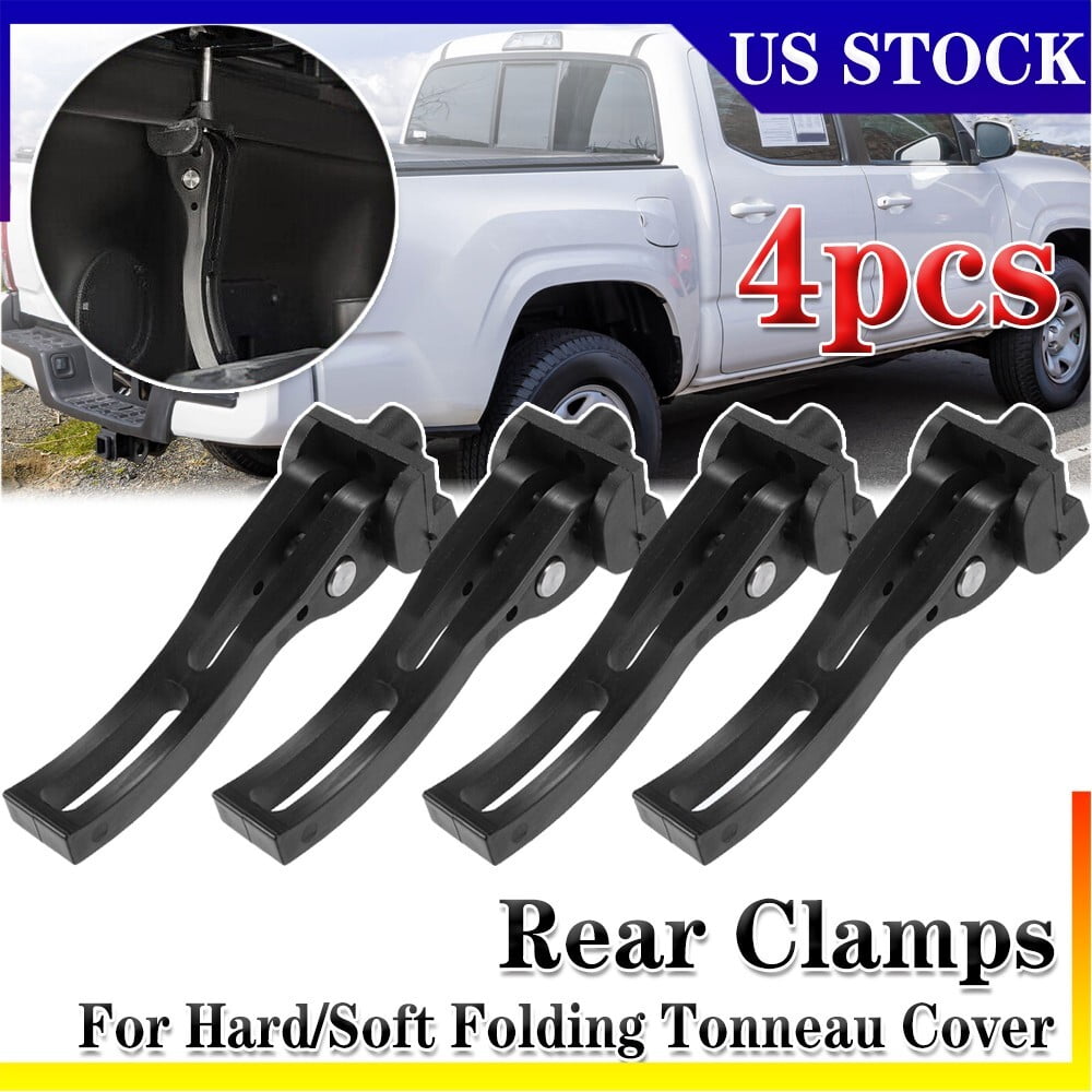 For Hard Tri-Fold Tonneau Cover Rear Clamp 4pcs Universal Replacement ...