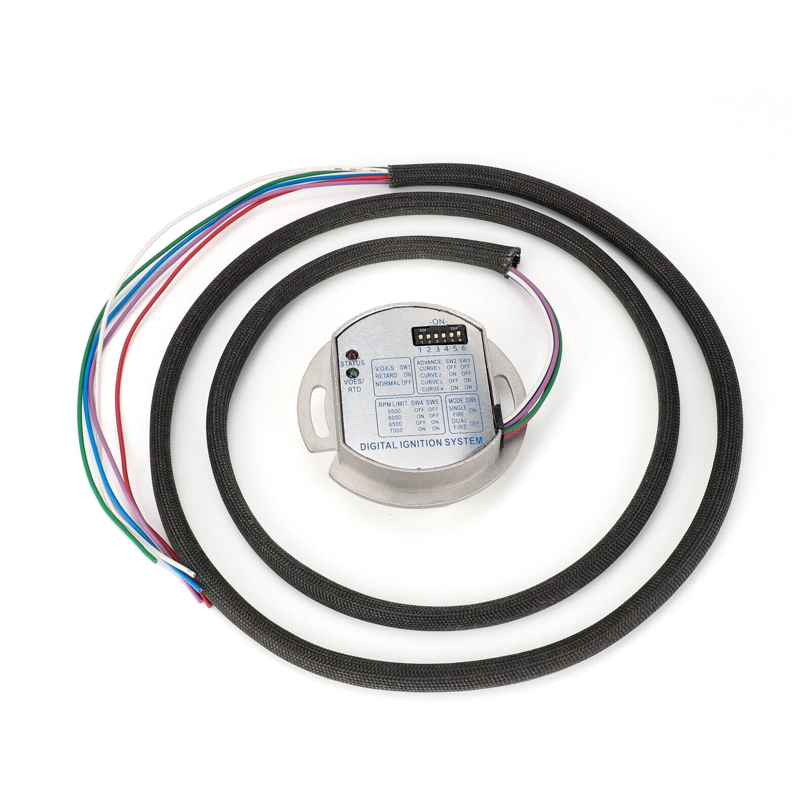 For Harley Dyna Sportster Programmable Single Fire Electronic Ignition ...