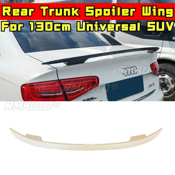 Car Rear Trunk Lip Spoiler M4 Style Gloss Black - Walmart.com