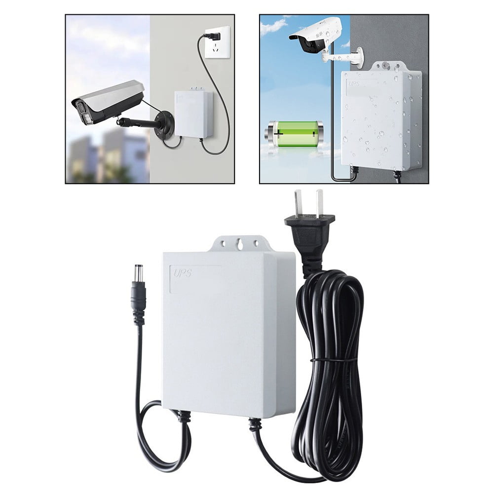 For Home Camera 3600mAh Battery DC UPS Battery Backup Outdoor Use Home ...
