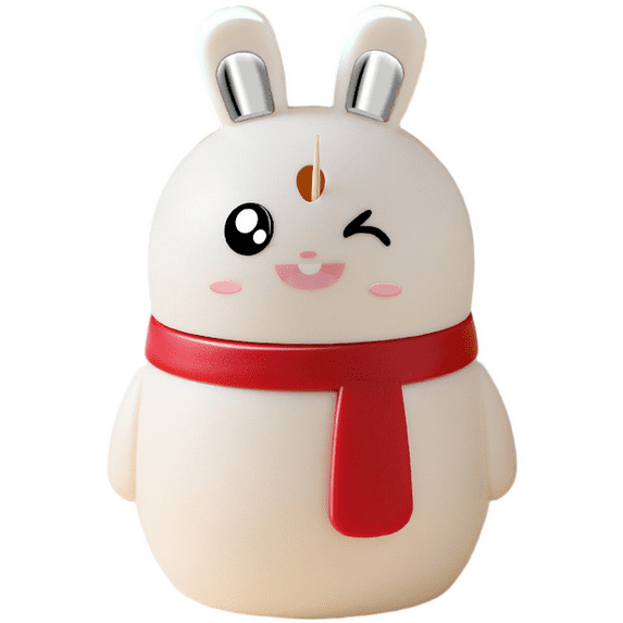 For Home Kitchen Toothpick Dispenser Automatic Press with Cute Rabbit ...
