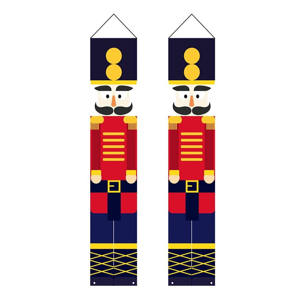 For Home Wall Front Door Apartment Party Nutcracker Banners Nutcracker ...