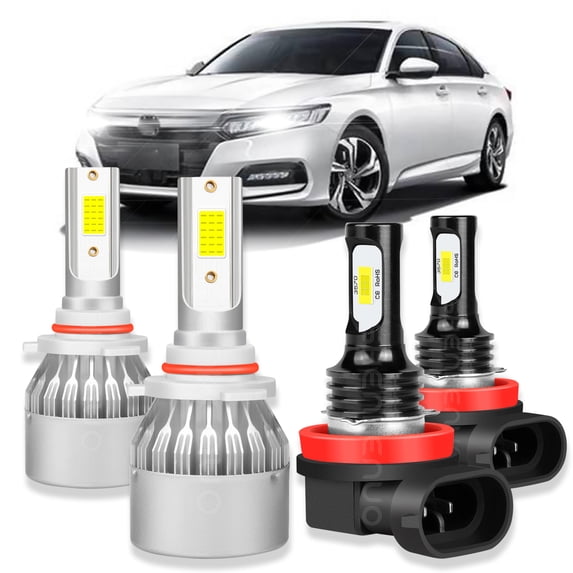 BMZONCC Combo LED Headlight 9005 H11, High Low Beam Bulbs Kit, Xenon ...