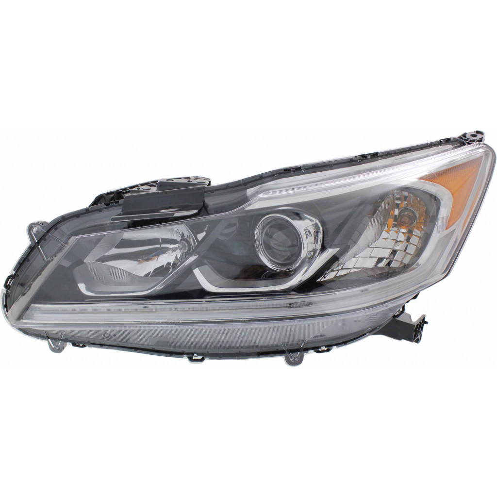 For Honda Accord Sedan 2016 2017 Headlight Assembly EX/EX-L Sport W/LED ...