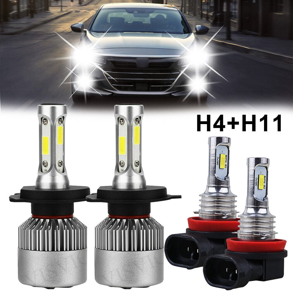 For Honda CRV 2007 - 2014 CR-V LED Headlight Fog Lights High+Low Dual Beam Bulb - Walmart.com