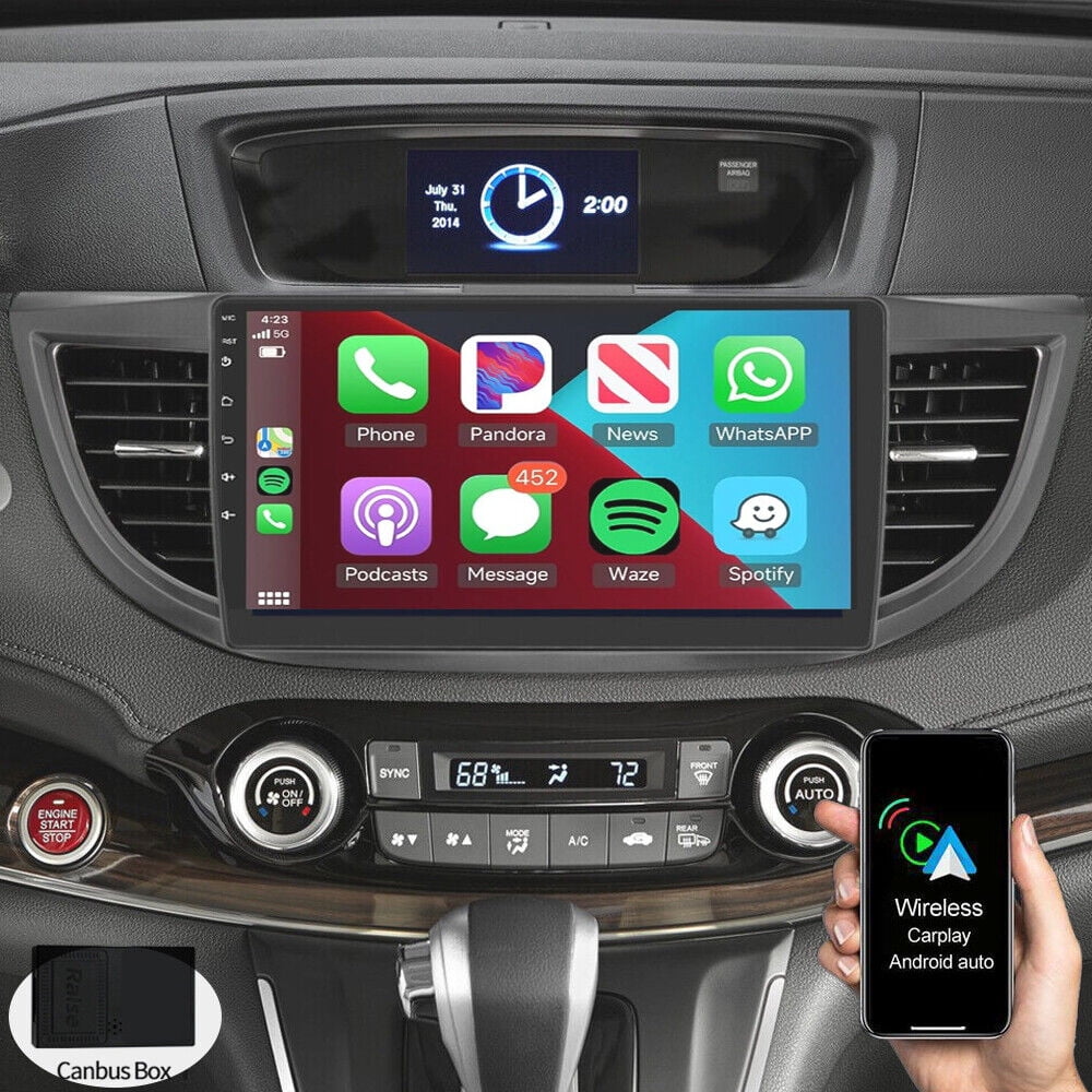 For Honda CRV 2012-2016 Android 12 Car Stereo Radio GPS Navi Apple Carplay WIFI - Walmart.com