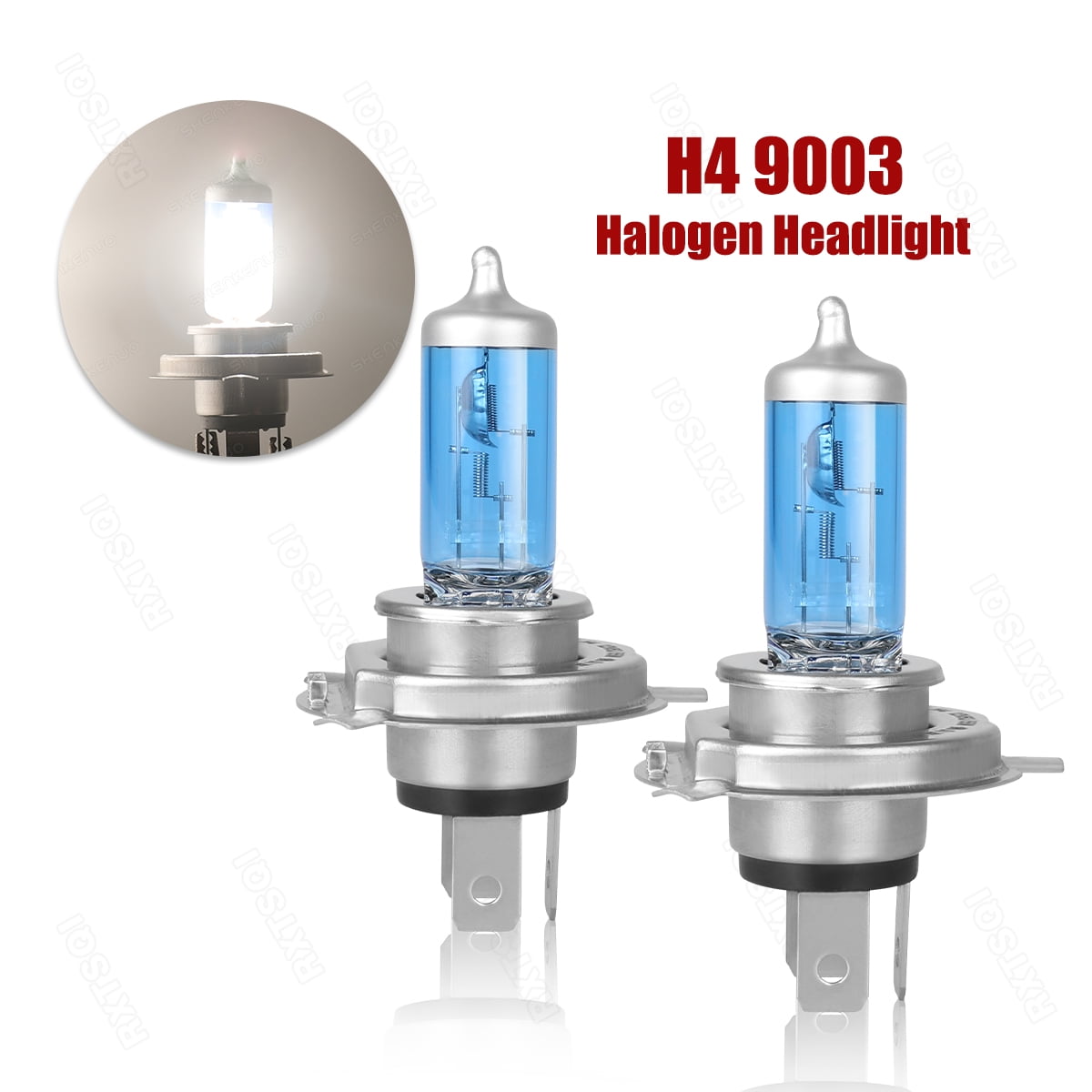 For Honda CRV CR-V 2007-2014 Halogen Headlight High/Low Beam Bulbs 4200K White Combo,9003/H4/HB2 ...