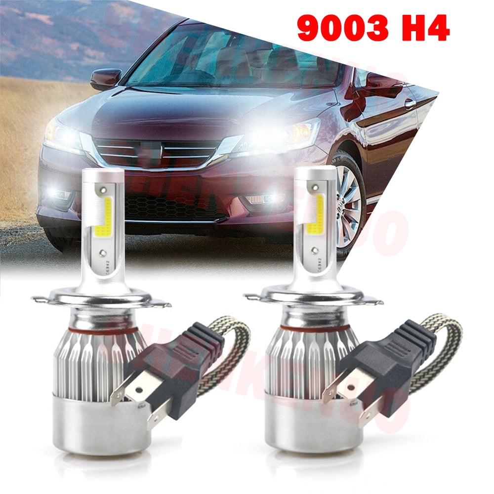 For Honda Civic 1992-2003 Led Headlights 12000LM 9003 H4 High Beam Low Beam Led Bulbs 2pc ...