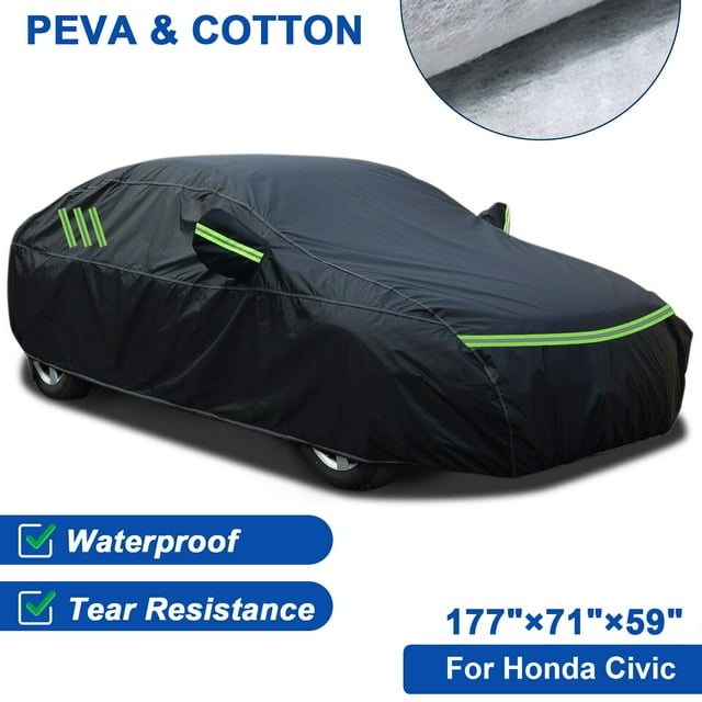 Honda Civic Waterproof Car Cover - Full Protection, UV, Dust, Rain ...