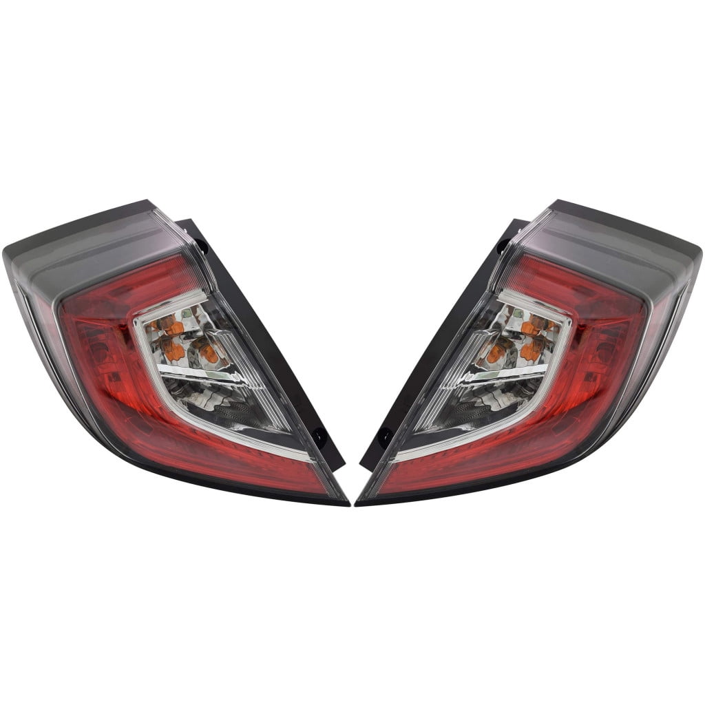 For Honda Civic Hatchback Tail Light 2017 2018 2019 2020 Driver and ...