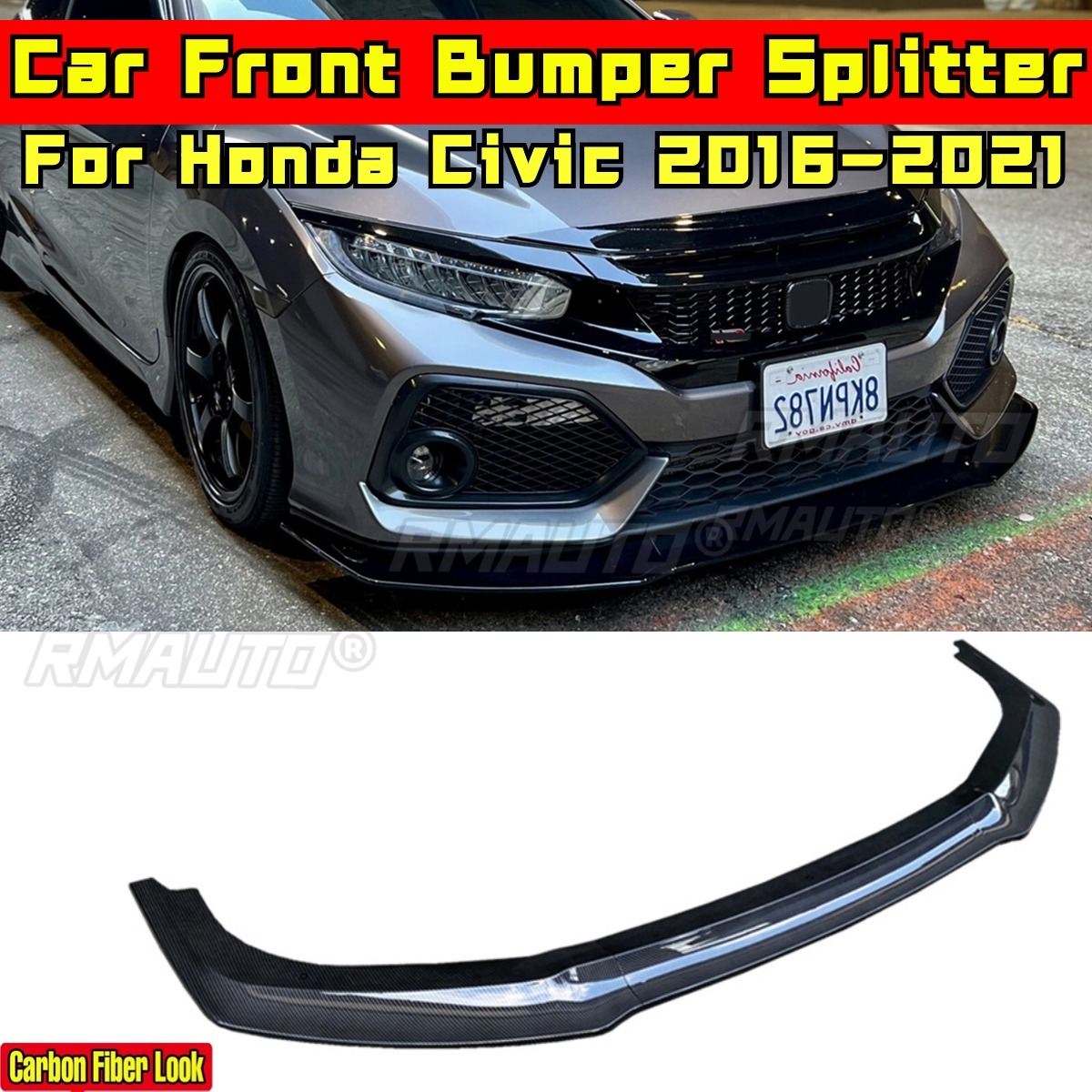 For Honda Civic SI Hatchback 2016-2021 Body Kit Honda Civic Front ...