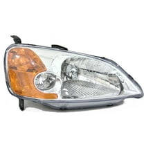 For Honda Civic Headlight Assembly Unit 2001 2002 2003 Pair Driver and ...