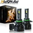 For Honda Civic Sedan 2004-2015 2X 9006 LED Headlight Bulbs Kit Low ...