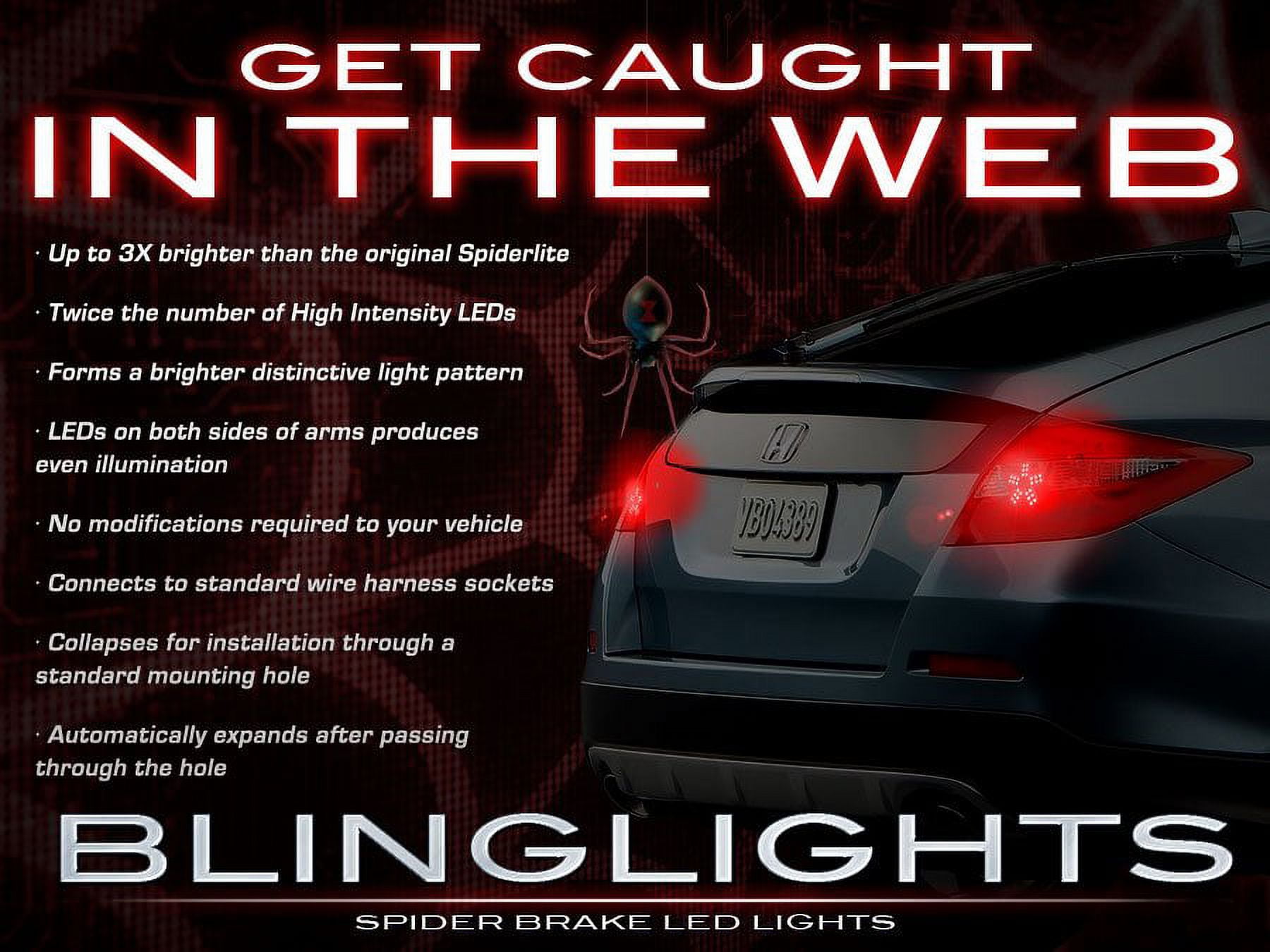For Honda Crosstour Custom LED Taillamp Taillight Bulbs Set - Walmart.com